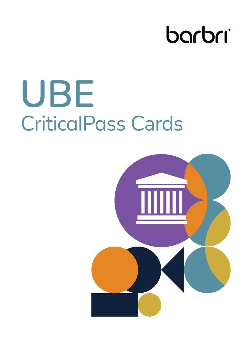 UBE Cards – Critical Pass