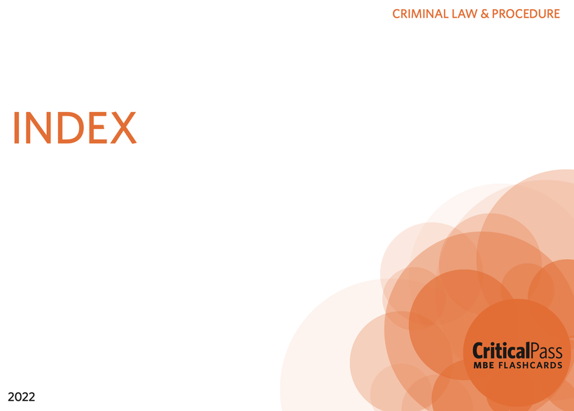 MBE Flashcards – Critical Pass