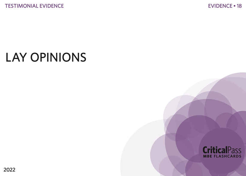 MBE Flashcards – Critical Pass